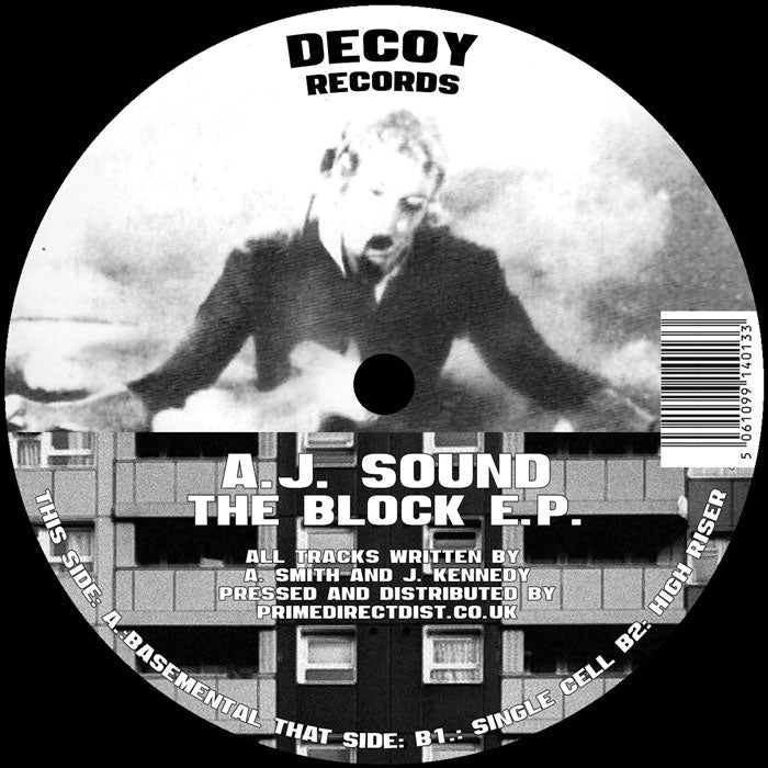 A.J. Sound - The Block E.P. - 12" Vinyl [Decoy Records] – Nothing Ventured Vinyl